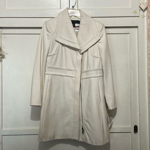 Apostrophe | Jackets & Coats | Nwt Apostrophe Cream Wool Coat | Poshmark